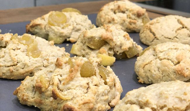 Cookies με βρώμη και γλυκό περγαμόντο, must